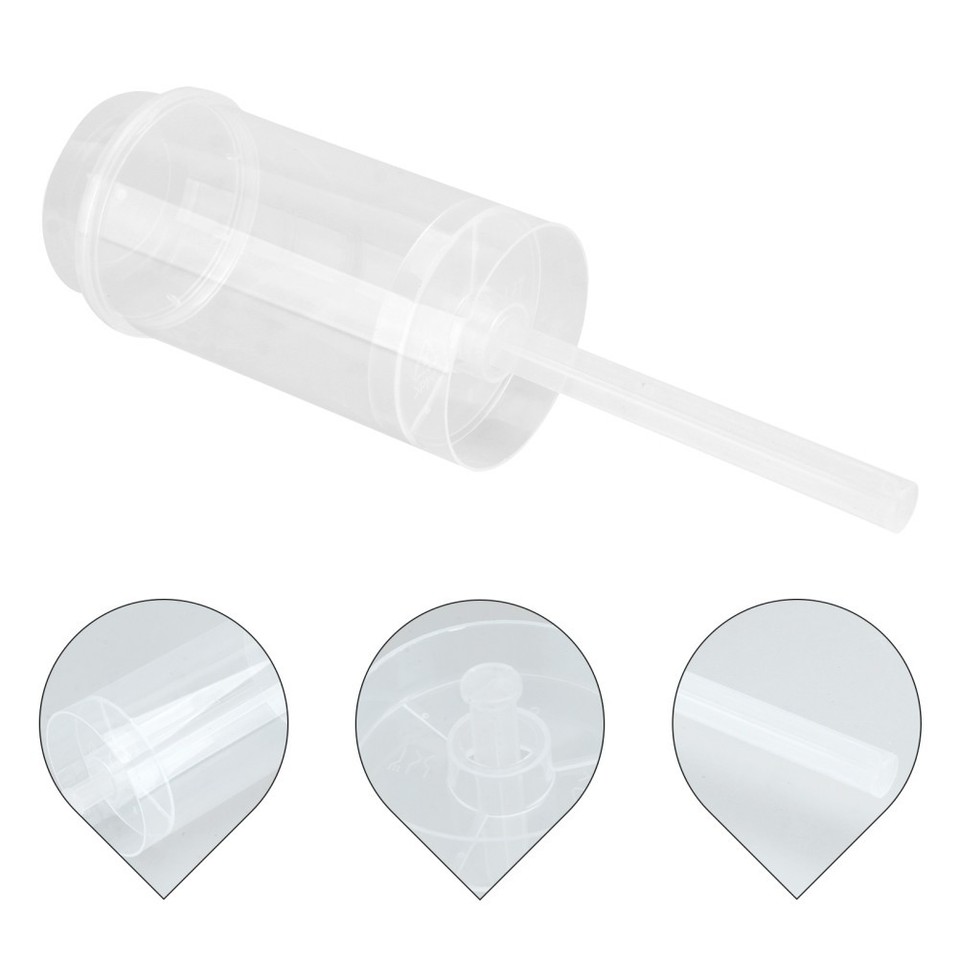 20 Pcs Cake Push Cylinder up Dessert Containers Pop with Lids Molds for ...
