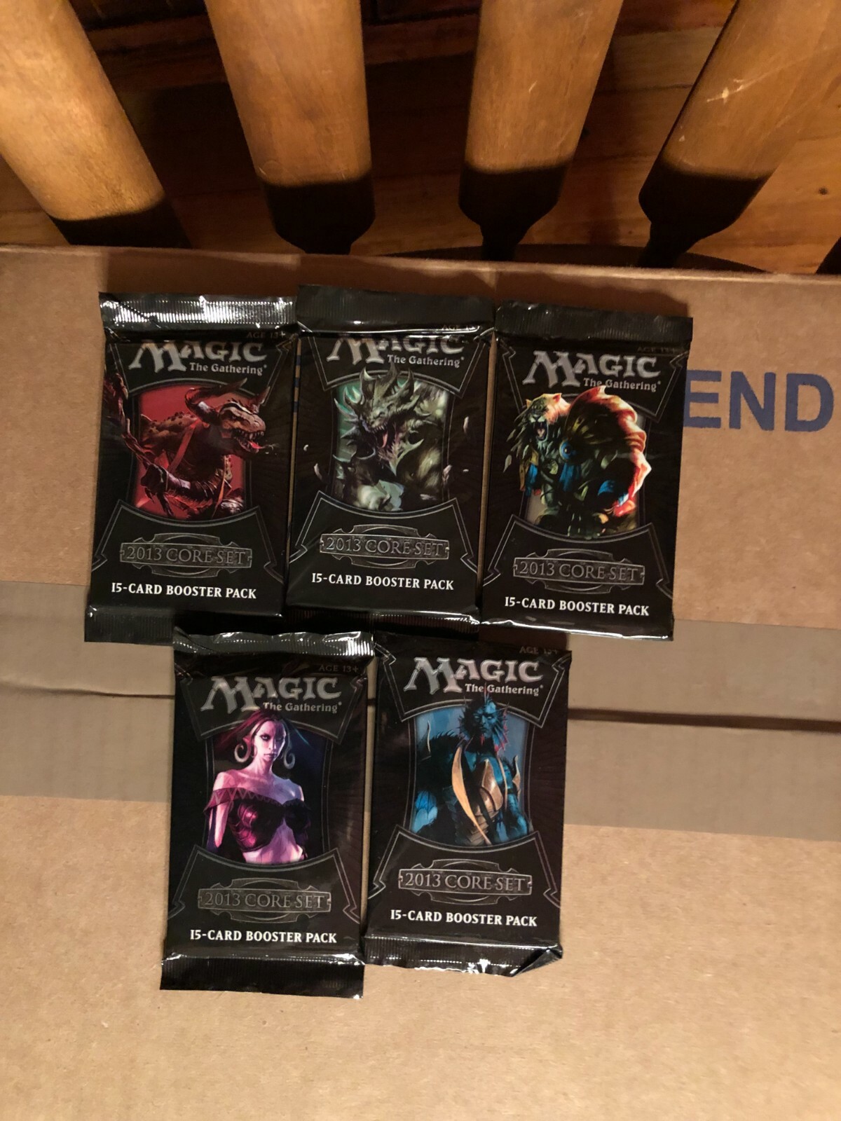 Magic the Gathering MTG 2013 Core Set 15-Card Booster Pack 723450721539 ...