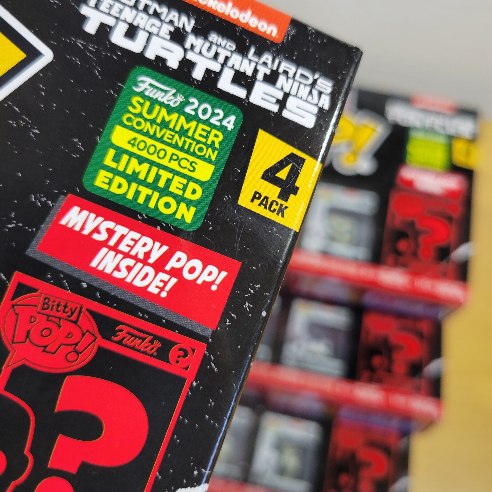 FUNKO BITTY POP TMNT 2024 SDCC EXCLUSIVE LE 4k Pcs SET OF 4 NINJA ...