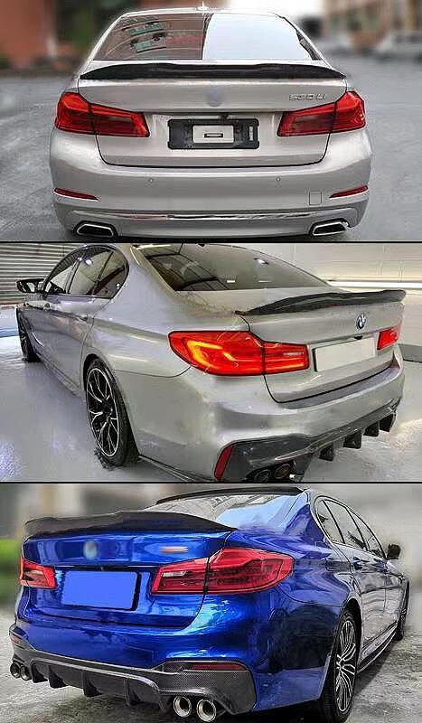 REAL CARBON FIBER PSM STYLE TRUNK SPOILER WING FOR 17-23 BMW G30 5 ...