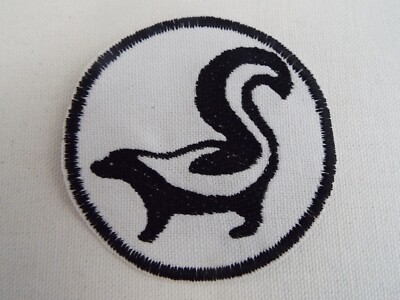 Skunk Embroidered Iron-on Patch | eBay