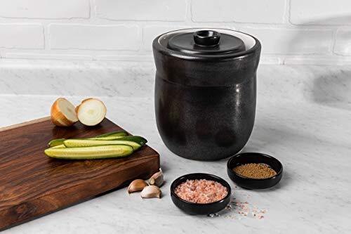 Fermentation Crock With Weights Ceramic Sauerkraut Pickling Crock ...