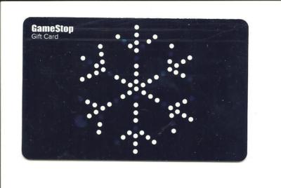 GameStop Holiday Snowflake Shiny Gift Card No $ Value Collectible | eBay