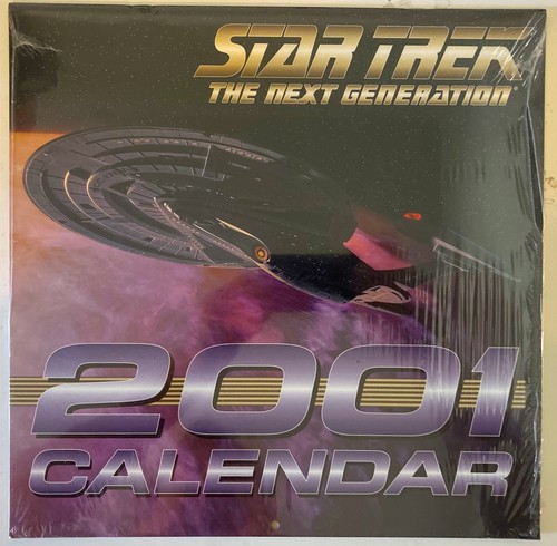 Star Trek 2000 Pocket Books 2001 12-Month Wall Calendar | eBay