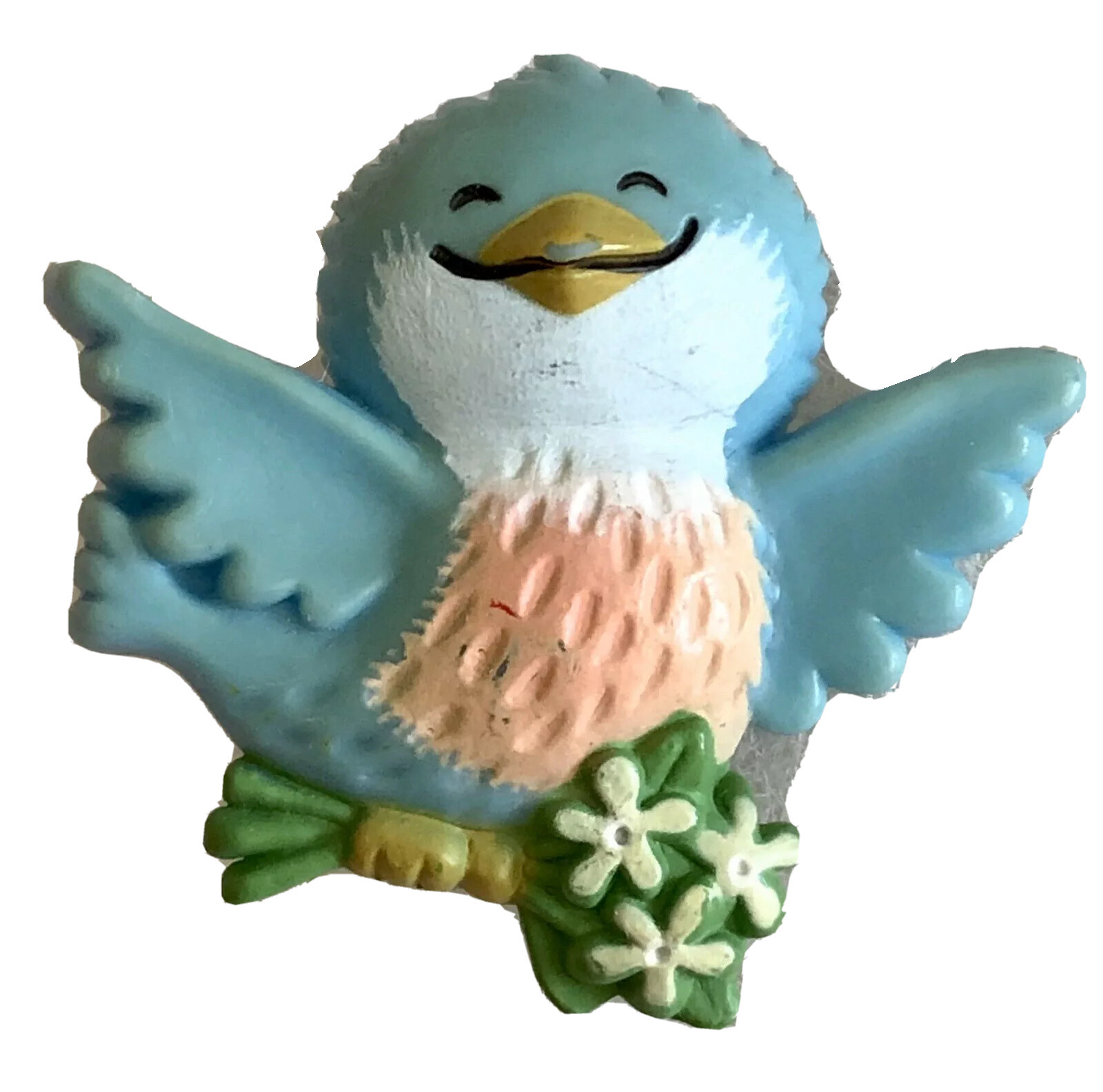 Vtg Hallmark Blue Bird Pin Happy Brooch Collectible Lapel Pin A639 | eBay