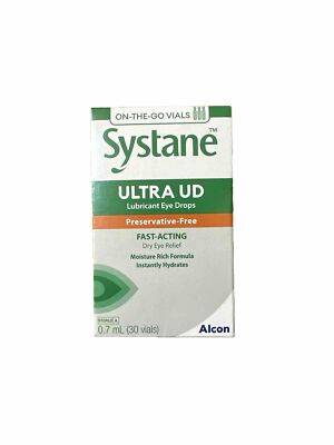 SYSTANE ULTRA UD Lubricant Eye Drops 30 X 7ml Vials Brand New Long ...