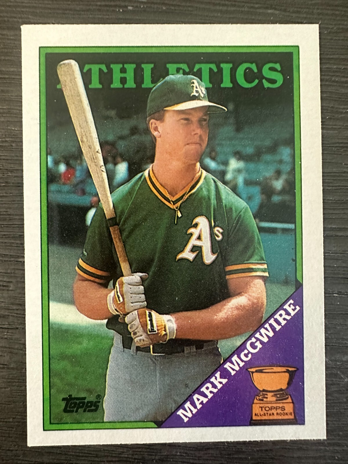 ACCEPTING OFFERS - 1988 Topps All-Star Rookie #580 Mark McGwire RARE ...