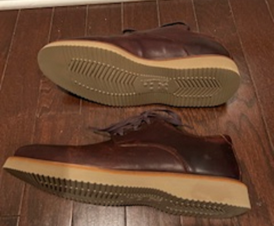 Men's Shoes Dunham Brown Size 10.5M Lace Up Extra Light Dress or Casual ...