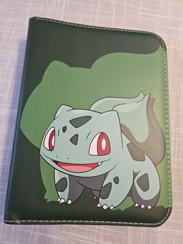 Pokemon Binder Bulbasaur With 50 Sleeves, Zip Closure, & Wrist Strap ...