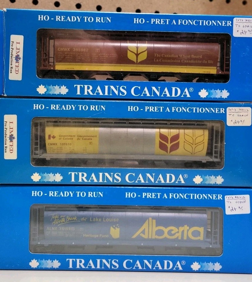 Canadian Grain Cars Rare Trains Canada Set HO | eBay