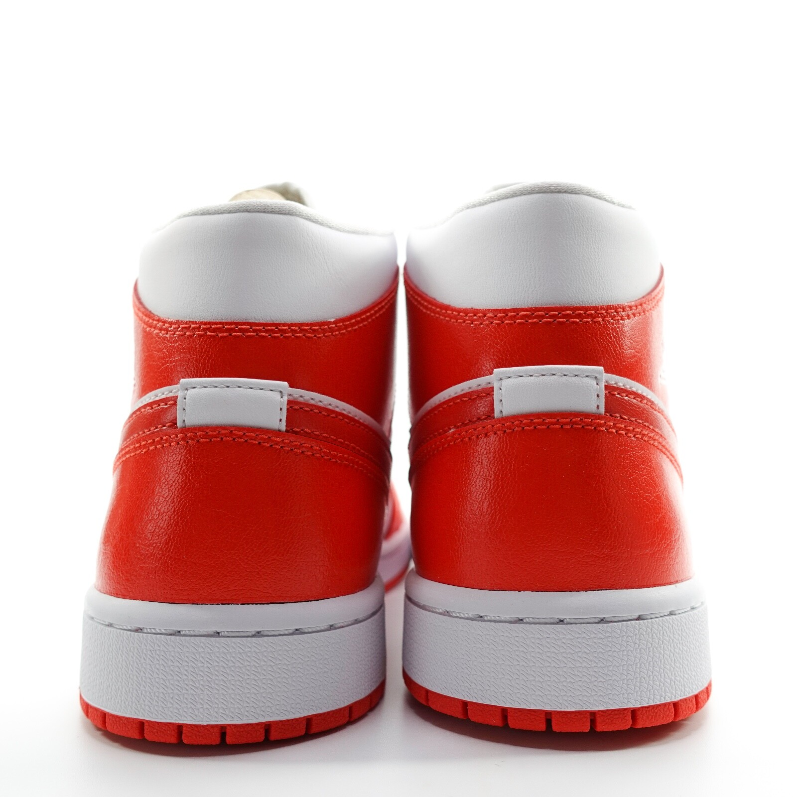 Nike Air Jordan 1 Mid Womens Size 11 Shoes Habanero Red BQ6472-116 New ...