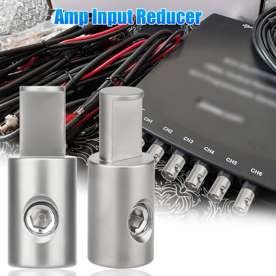 Pair Car Audio Power and Ground 1/0 to 1/0 Gauge Amp Input Reducers ...