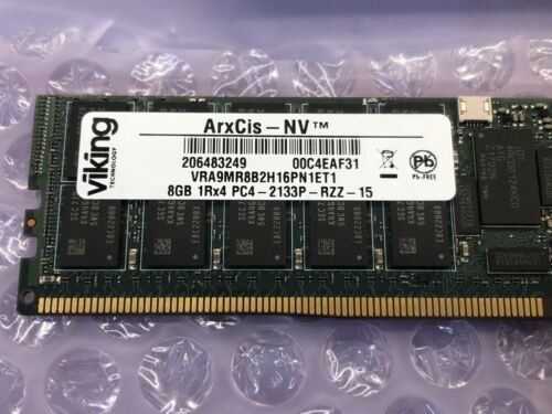 Viking 16GB (8GBx2) DDR4 NVDIMM 1Rx4 PC4-2133 Non-Volatile Server RAM w ...