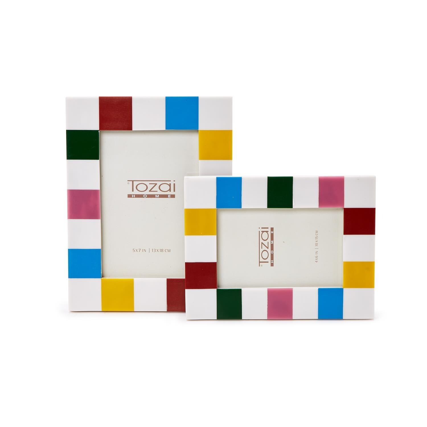 Tozai Colorblock Set of 2 Photo Frames | eBay