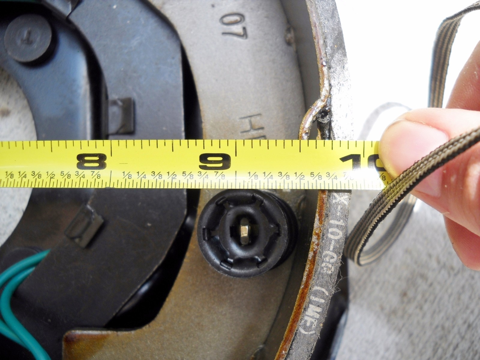 ONE 3500# Axle Right Side Electric Trailer Brake Backing Plate 10 x 2.2 ...