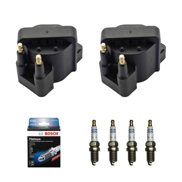 New Ignition Coil & Bosch Spark Plug Kit for Saturn SC1 SC2 SL1 SL2 SW1 SW2 | eBay
