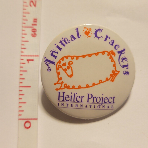 Animal Crackers Heifer Project International Lapel Badge Hat Vest Pin ...