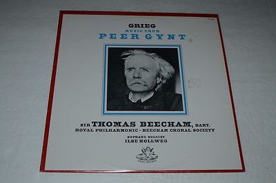 Grieg: Music From Peer Gynt~Sir Thomas Beecham~Angel Records RL-32026 ...