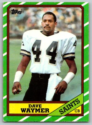 1986 TOPPS DAVE WAYMER NEW ORLEANS SAINTS #347 | eBay