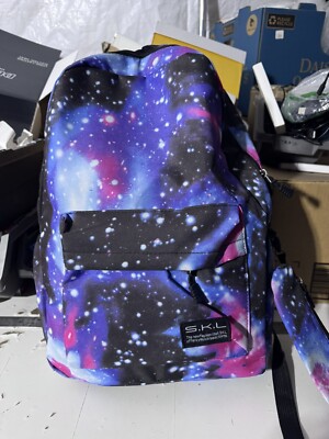 Galaxy Backpack School Backpack with Pencil Bag (Galaxy) | eBay