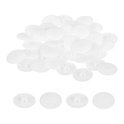40PCS Screw Cap Covers, 17mm Plastic Screw Decorative Caps, White | eBay