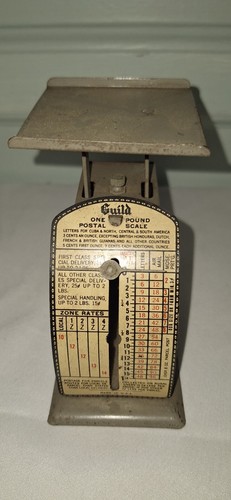 scale vintage postal mail weight scale made by guild | eBay