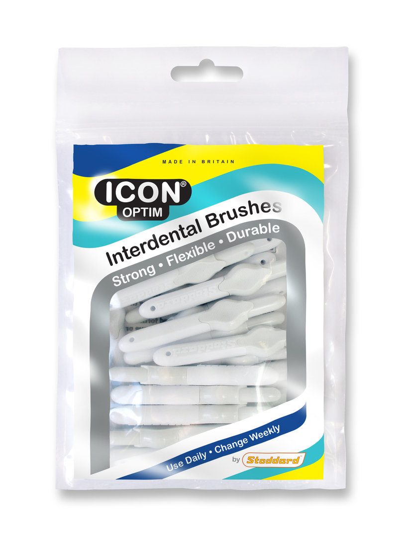 Stoddard Icon Optim standard Interdental Brush 25 Brushes Pack | All Sizes | eBay UK