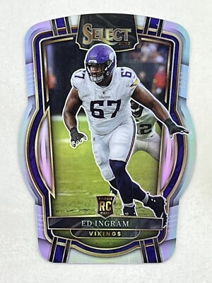 Ed Ingram 2022 Panini Select Club Level Silver Prizm Die-Cut RC #236 ...
