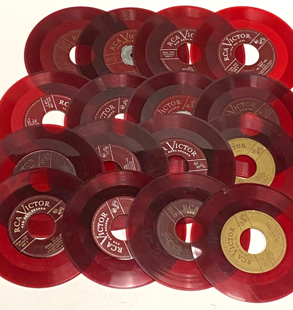 Red Vinyl 45 Record