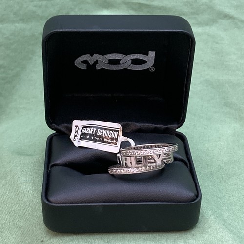 NEW GENUINE HARLEY DAVIDSON MOD HDR0294 SZ 9 WOMEN'S STACKING RING | eBay