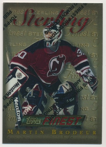 MARTIN BRODEUR #45 1995-96 Topps Finest GOLD DEVILS | eBay