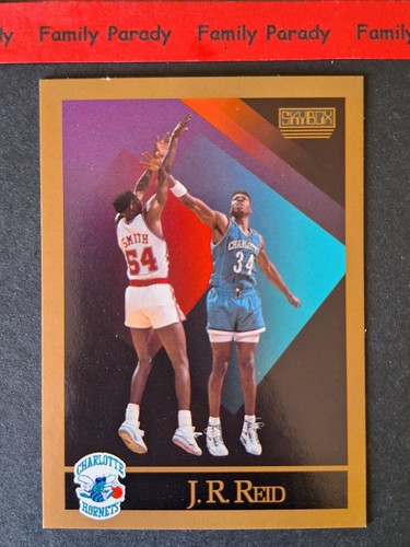 J. R. Reid 32 Charlotte Hornets Carte Skybox 1990-91 NBA Basket Ball | eBay