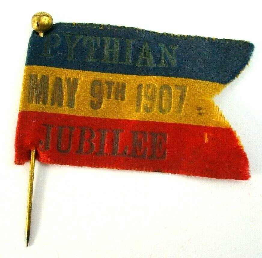 Antique 1907 KOP DC Knights Of Pythias Pythian Jubilee Flag Hat Jacket ...