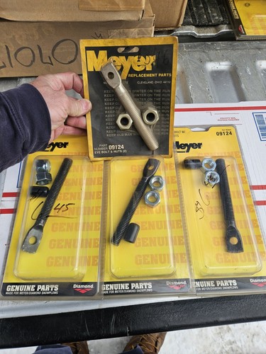 LOT OF 4 OEM MEYER EYE BOLT W/ 2 NUTS # 09124 FREE SHIPPING | eBay