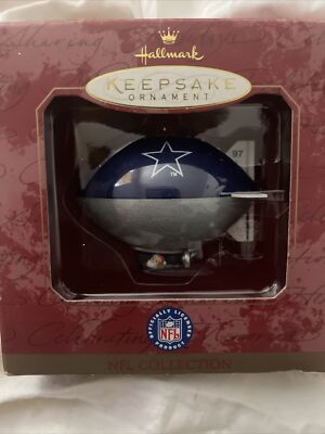 VTG ‘97 HALLMARK KEEPSAKE ORNAMENT NFL DALLAS COWBOYS & SANTA BLIMP | eBay