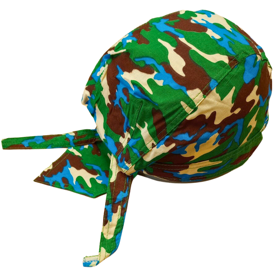 1pc Skull Cap Do Rag Cotton Bandana Head Wrap Biker Motorcycle Doo Dew ...