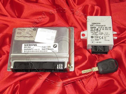 BMW E36 E46 E39 Z3 3 5'ies 2.5i 3.0i M54 Engine ECU SET MODULE DME MS43 ...