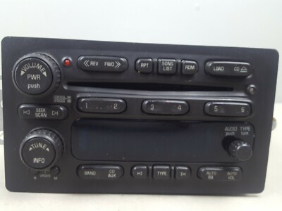 OEM 2005-2009 Delphi Delco GMC Chevy Truck Van 6 Disc CD changer Stereo ...