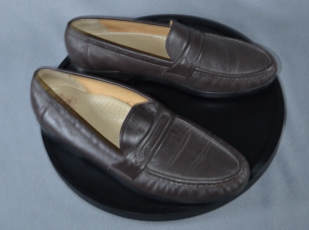 SAS Tripad Comfort Loafer Brown Leather Slip On Shoes Men's size 10.5 N ...