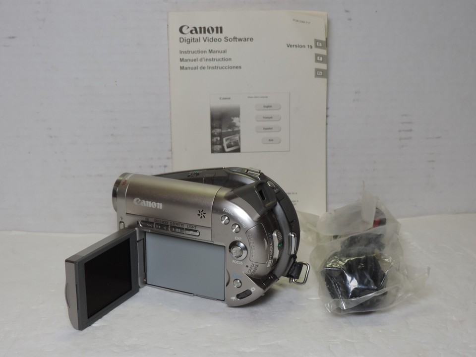 Canon mini DVD Camcorder NTSC DC 20 A Video Transfer Recorder - TESTED ...