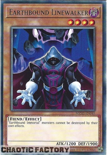 YUGIOH TCG MZMI-EN049 Earthbound Linewalker Rare 1st Edition NM | eBay
