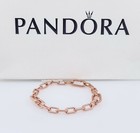 100% Authentic NEW PANDORA Me Rose Gold Link Chain Bracelet 589662C00 ...