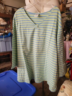JMS T-shirt w/ V Neck, STRIPED So Soft!, Size 26/28 | eBay