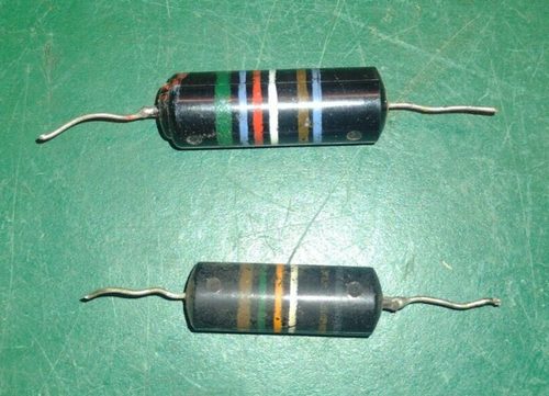 Lot of 2 Vintage Bumble Bee Capacitors Guitar Amp Tone Caps .016 mfd ...