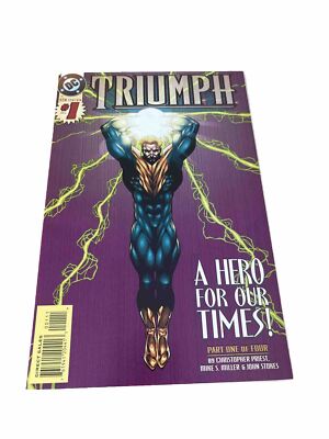 Triumph #1 Comic Book 1995 Christopher Priest Mike DC Comics NM (box50 ...