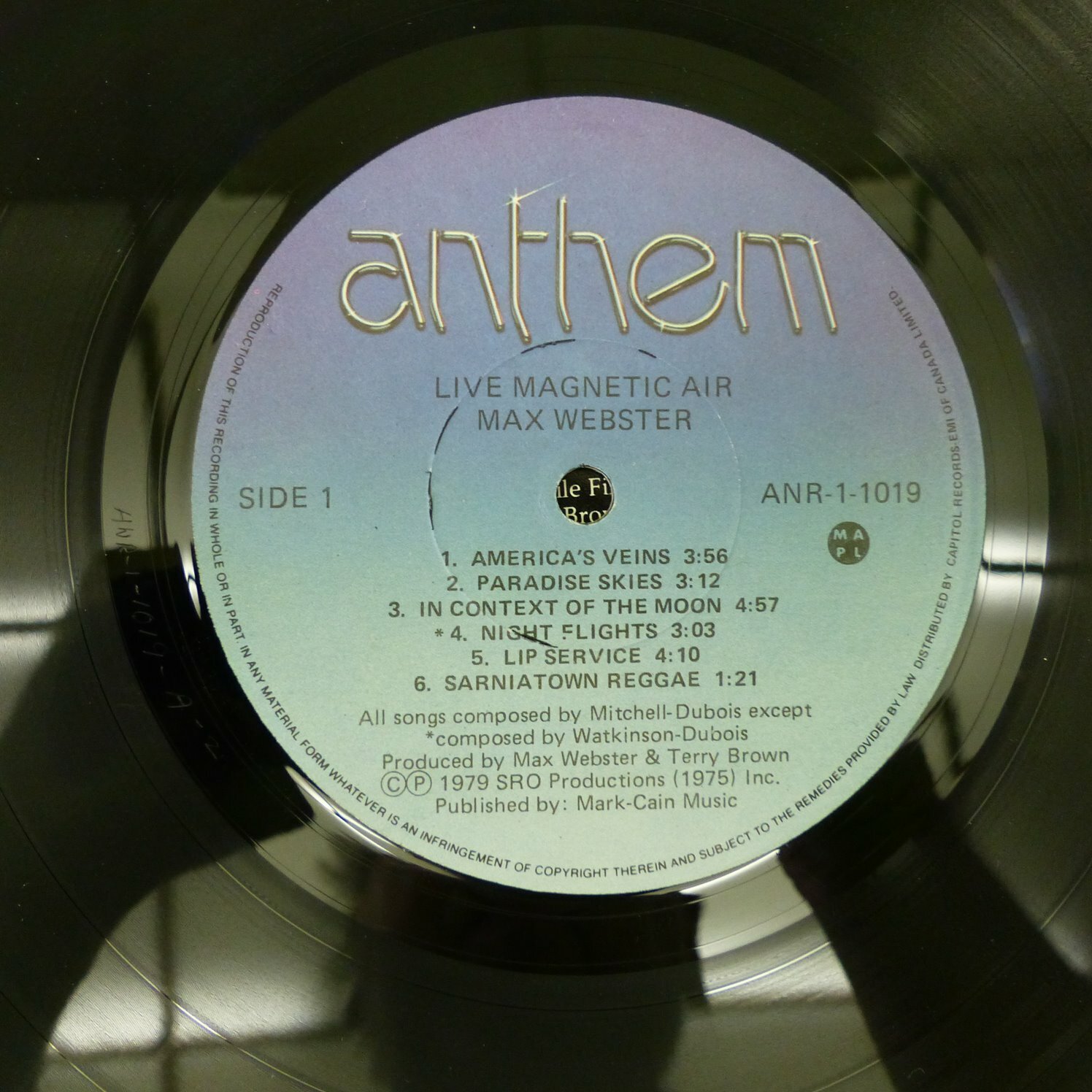 Max Webster live magnetic air - LP Record Vinyl Album 12" | eBay