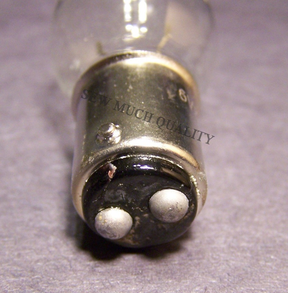 LIGHT BULB # 5PC 6 Volt 21 Watt Push-in Turn Lock Industrial Sewing ...