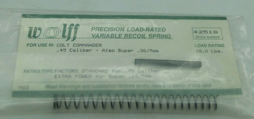 Wolff Recoil Spring for Colt Commander SEP2220.02.001 | eBay
