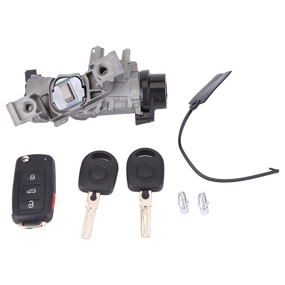 FOR VW Jetta Ignition & Door Lock Cylinder Switch Assembly Complete Set ...