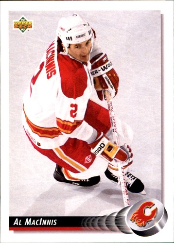Al MacInnis 1992-93 Upper Deck #257 Calgary Flames FREE SHIPPING ...